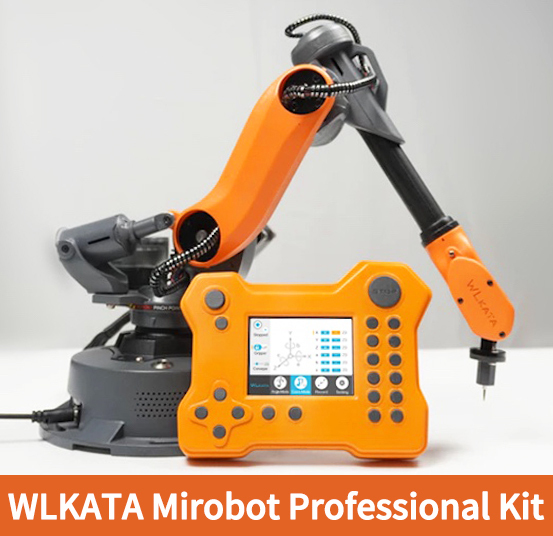 WLkata Mirobot 桌上型六軸機械手臂 - 專業版| 台灣總代理 QTS品測科技