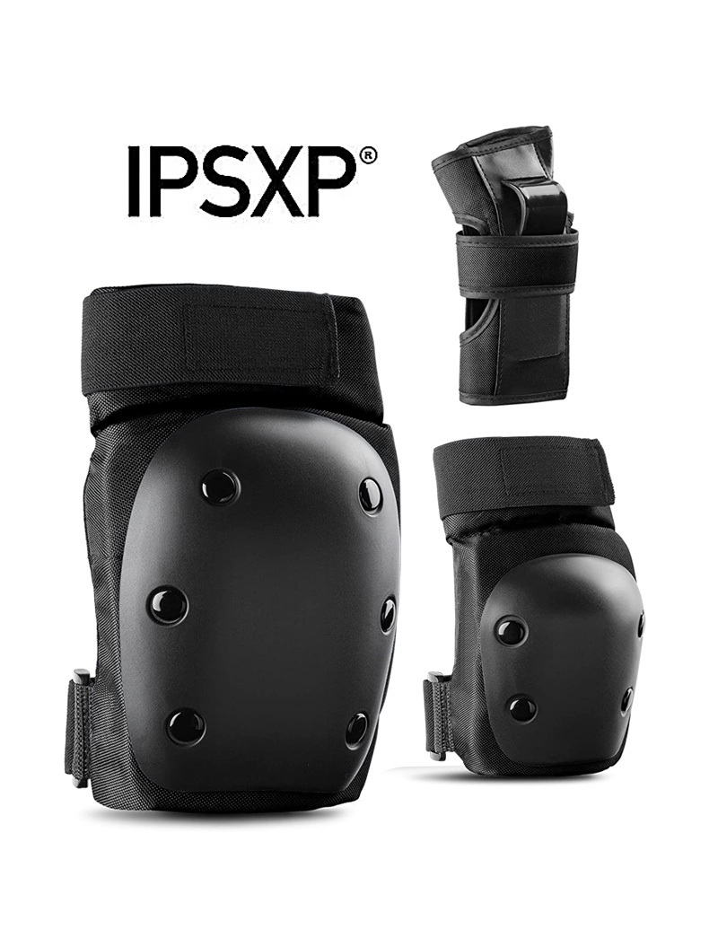 IPSXP Elbow Pads Knee Pads Wrist Guards, Kids Youth Adu