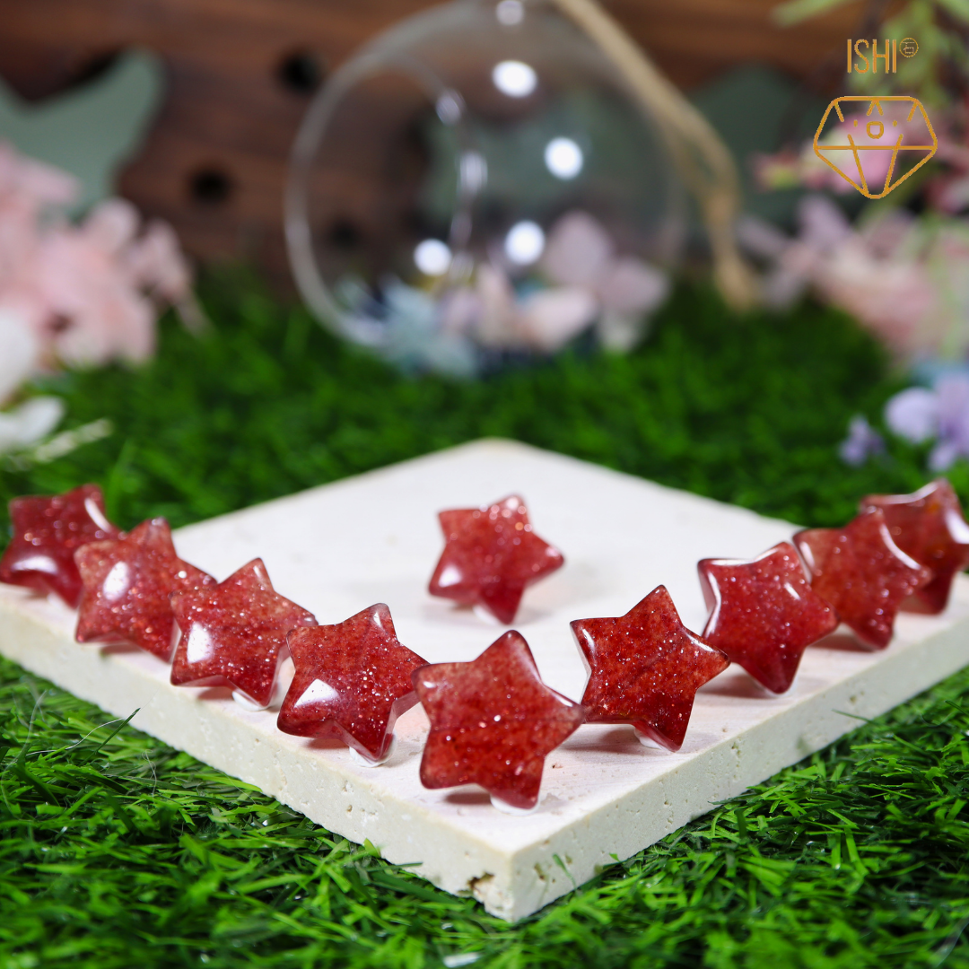 Starlight Strawberry Star Charms