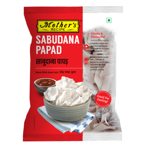 Sabudana Papad 75gm Mother’s Recipe