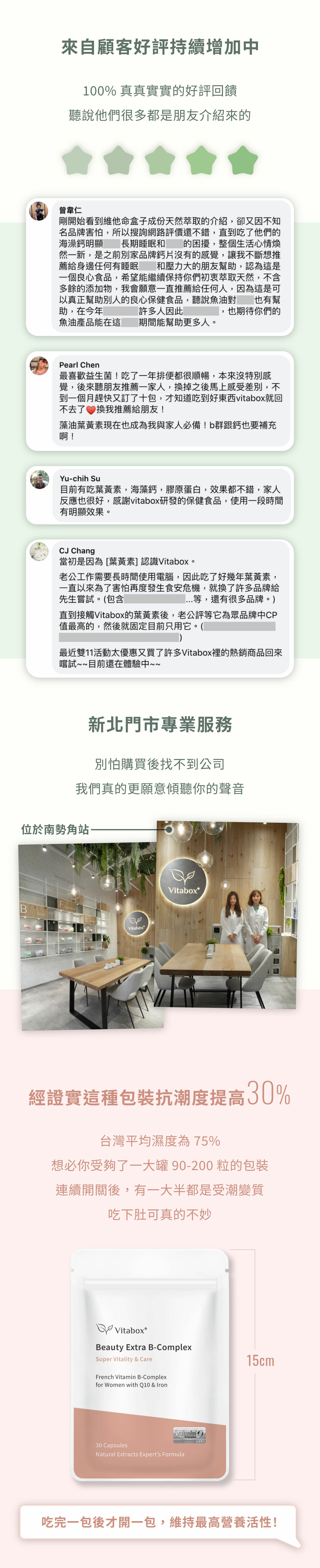 【專為女性打造】天然酵母維生素B群+Q10+專利鐵 Vitabox®