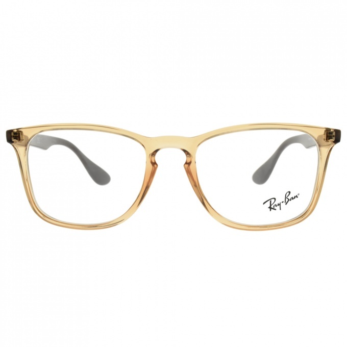 【RayBan】RB7074 5940-50mm 紳士板材方圓框光學眼鏡