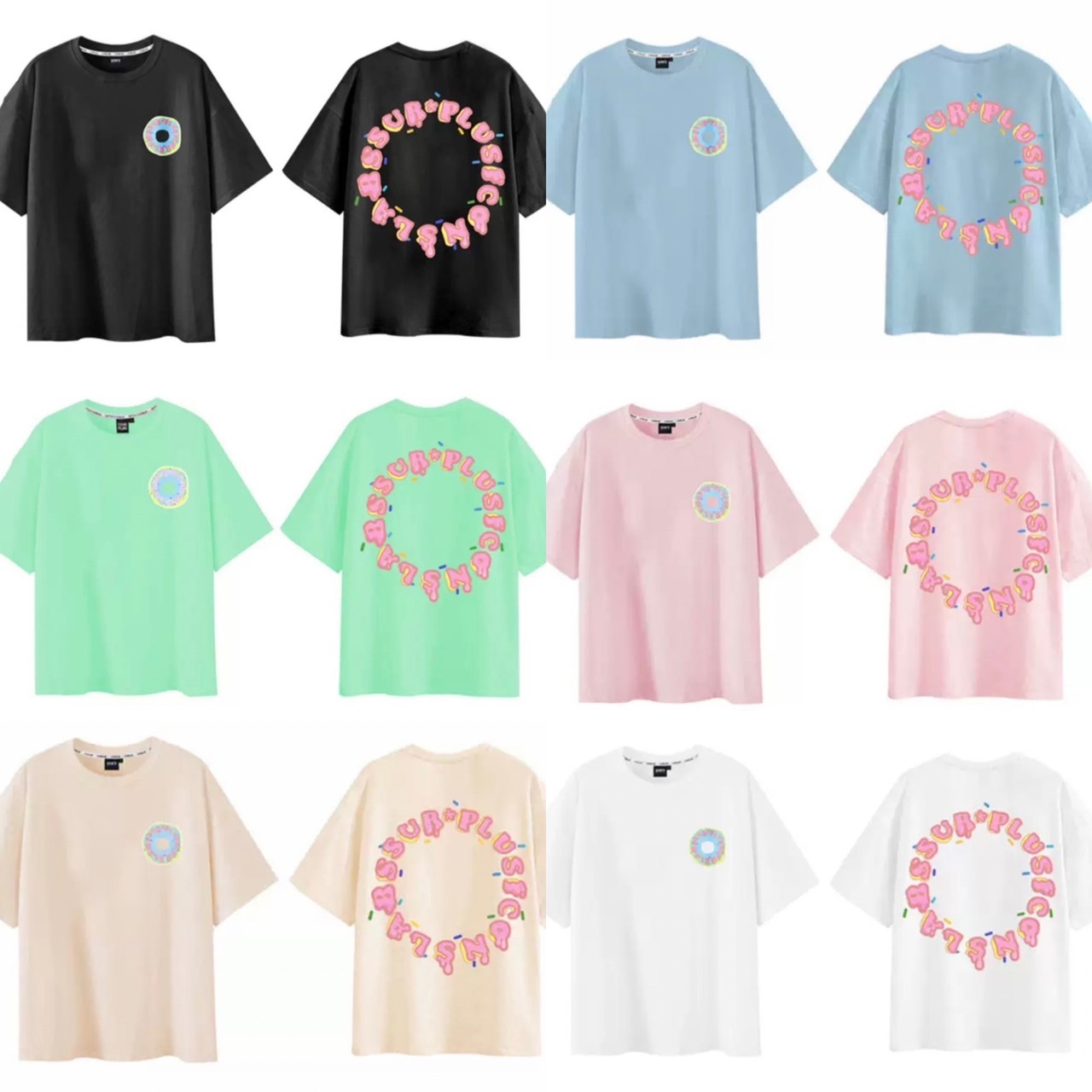 SSUR PLUS x ICONSLAB 甜甜圈 LOGO 短袖 T