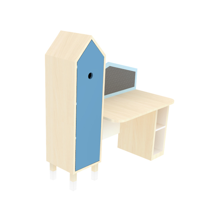 Baby Blue Study Table Set II, Pastel