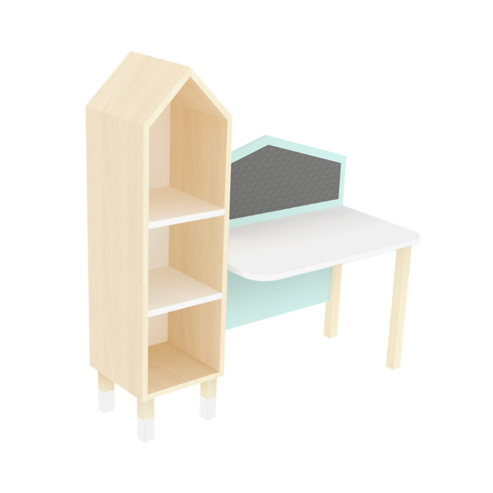 Baby Blue Study Table Set I, Pastel