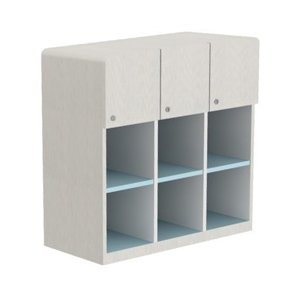 3x3 Top Locker Unit