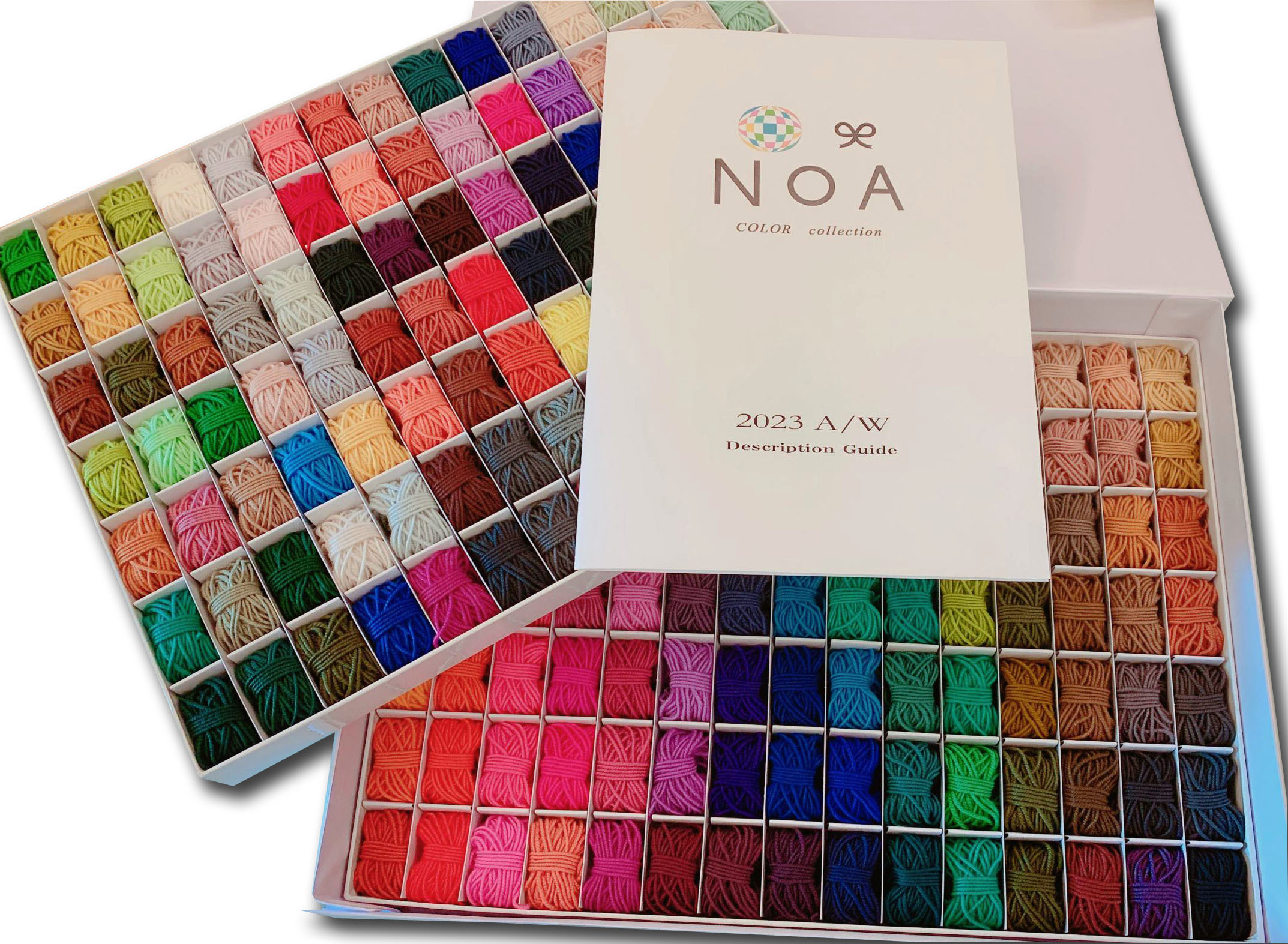 NOA COLOR YARN 2023AW 日本盒裝紗線色卡