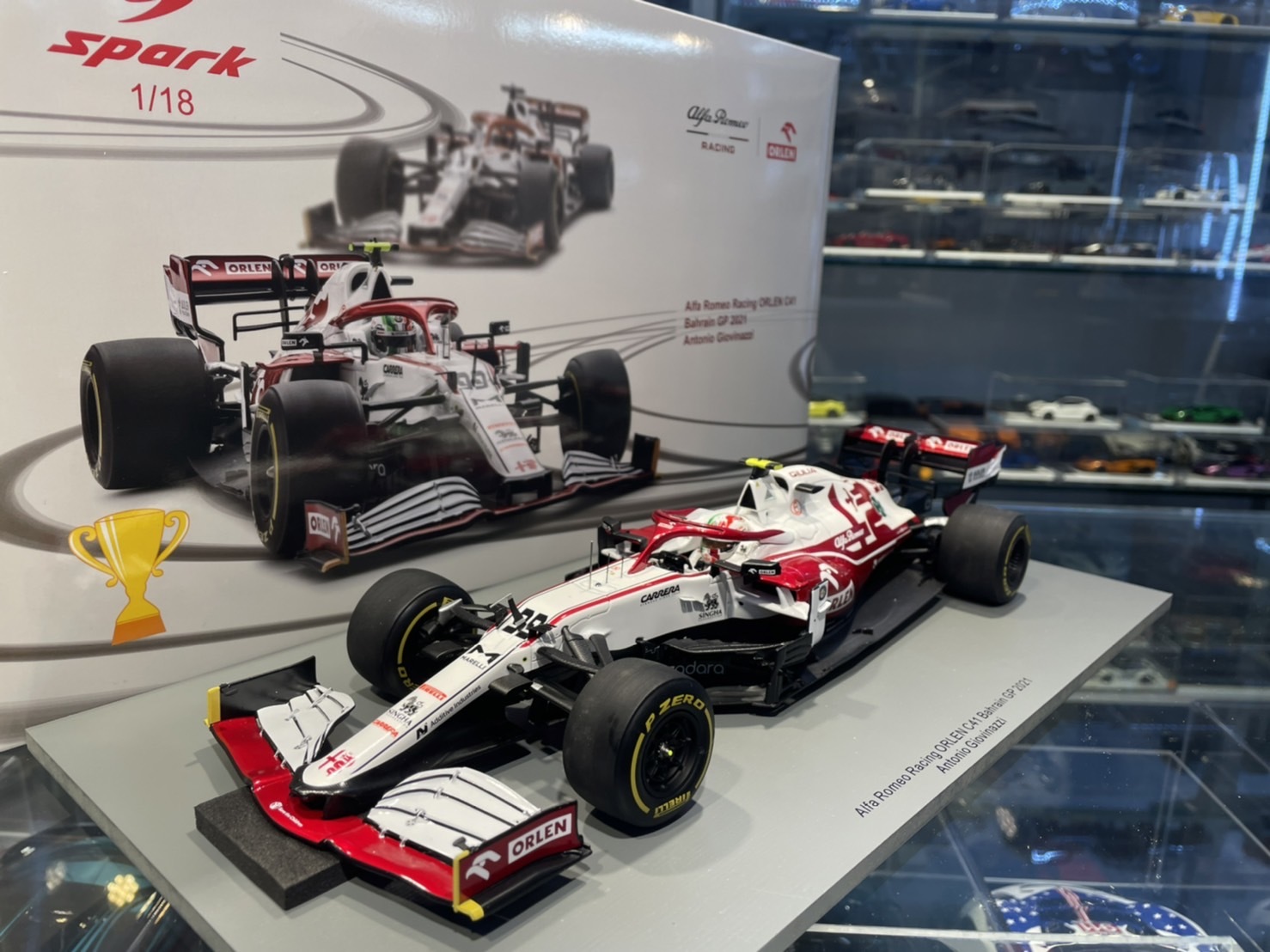 Spark 18S579 Alfa Romeo Racing ORLEAN C41 #99 2021 1/18