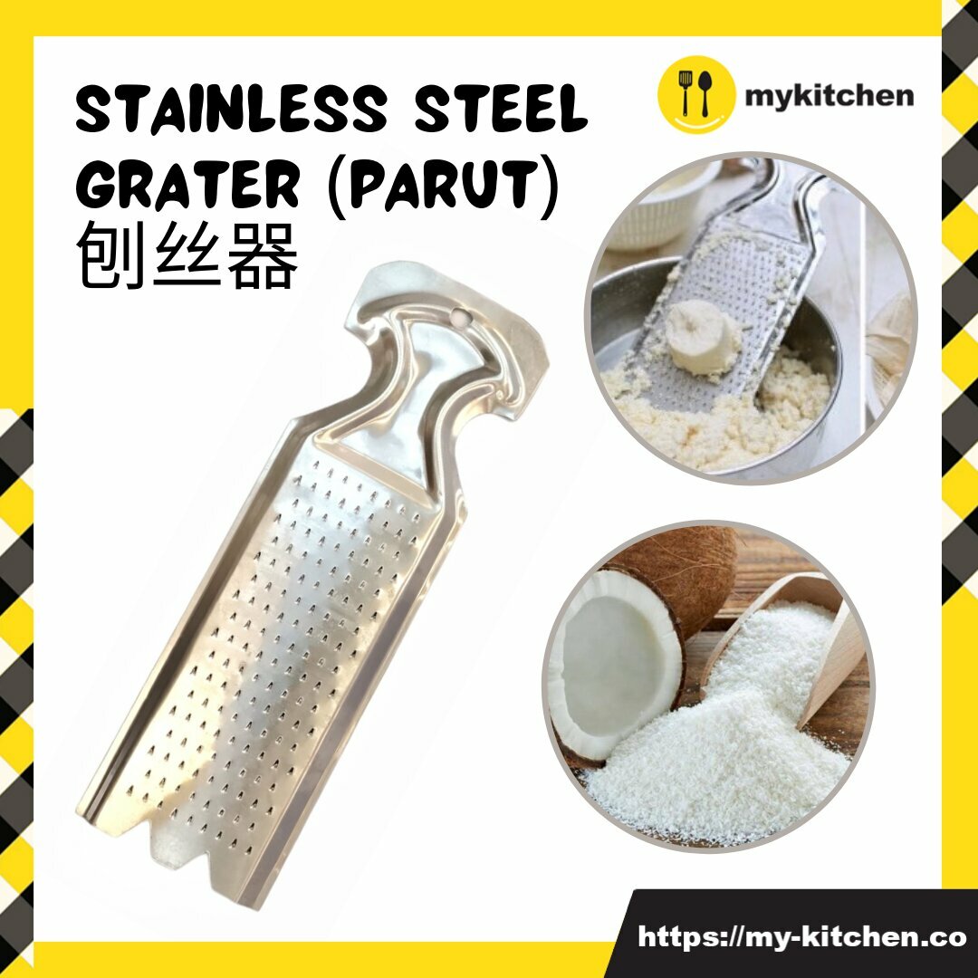 [MY KITCHEN] Stainless Steel Grater Parut Kelapa Ubi Pa