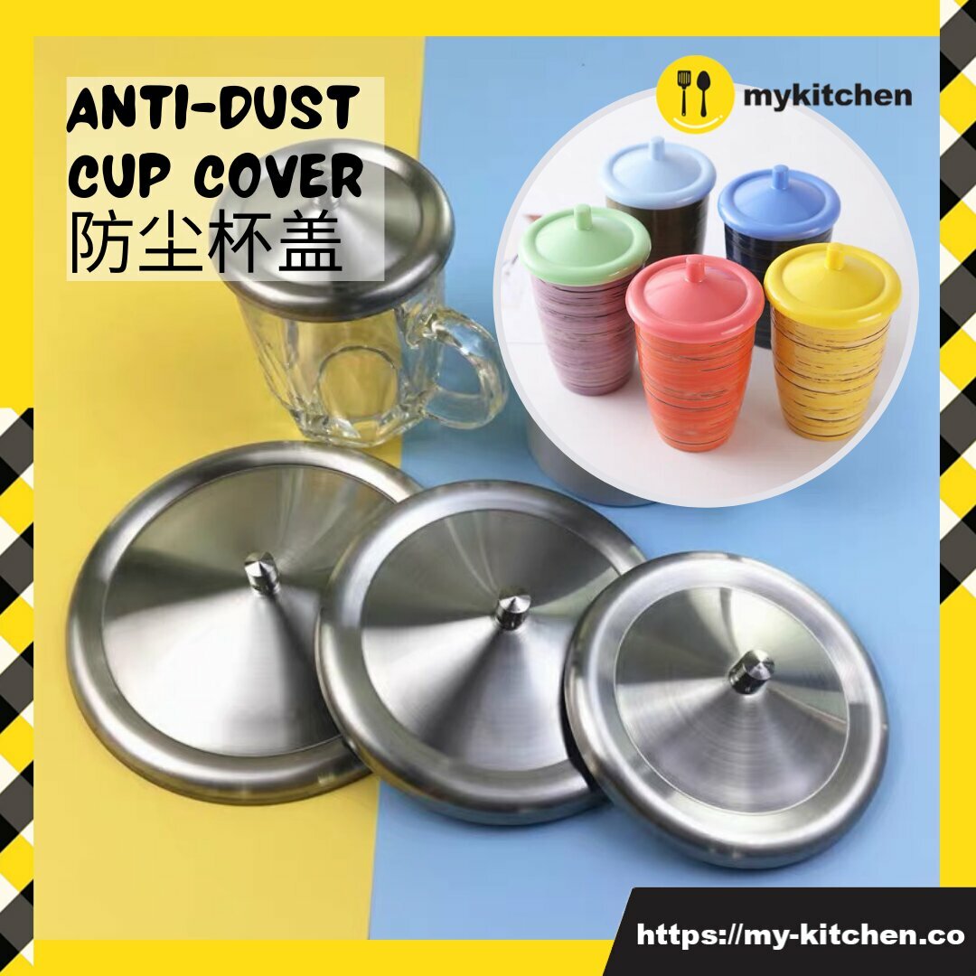 [MY KITCHEN] Anti-Dust Cup Cover Stainless Steel Cup Co