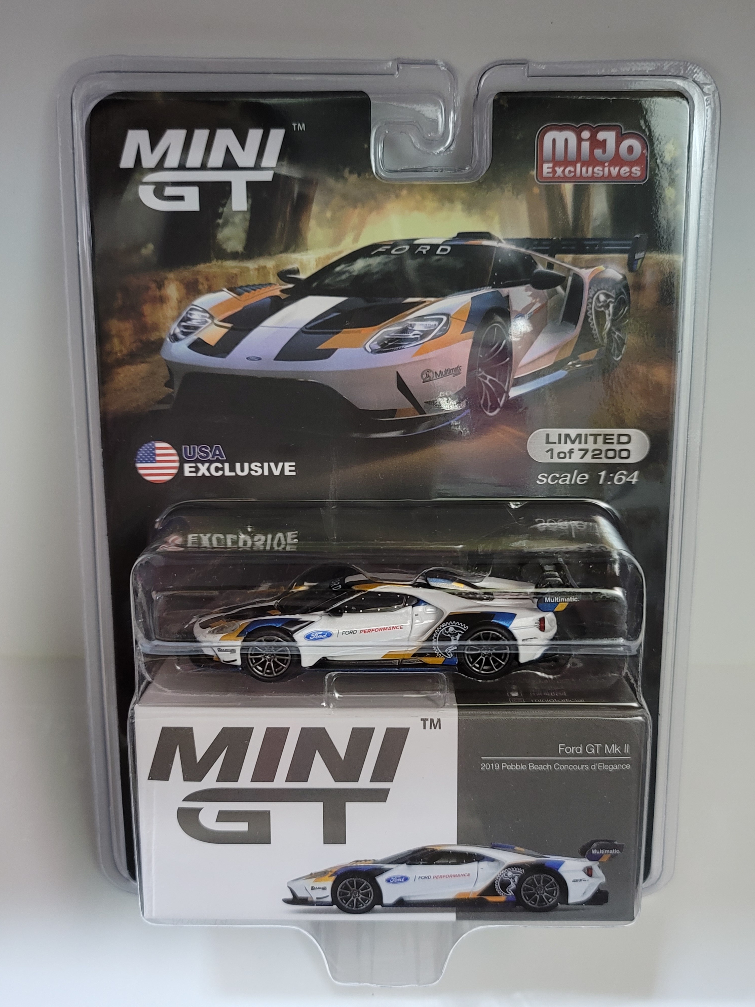 Mini GT 1/64 No.293 Ford GT Mk II 2019 Pebble Beach Con