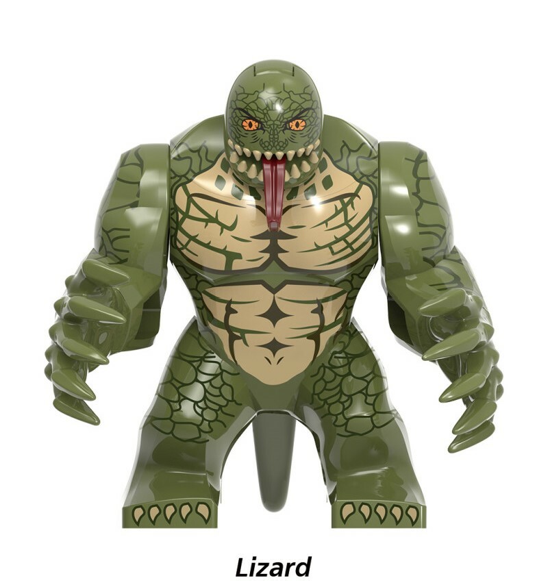Lizard DC SuperHeroes Minifigures fit Lego XH1828