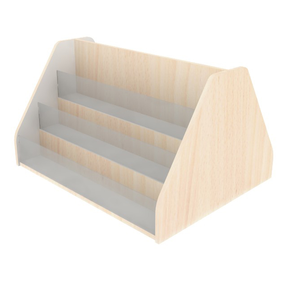 3 Tier Book Rack Double Sided (Acrylic), Classic