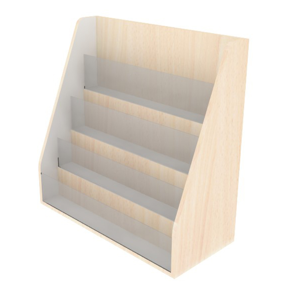 4 Tier Book Rack (Acrylic), Classic