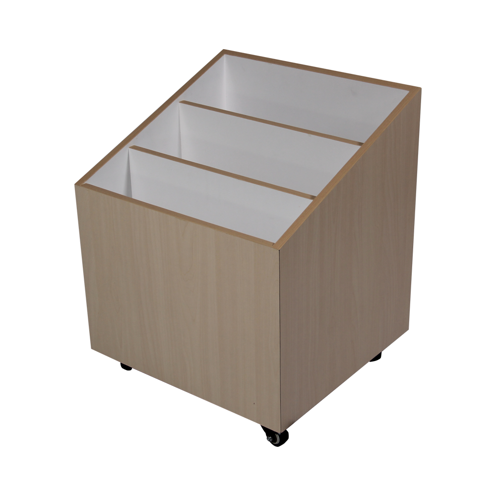 Mobile Book Storage Rack, Classic