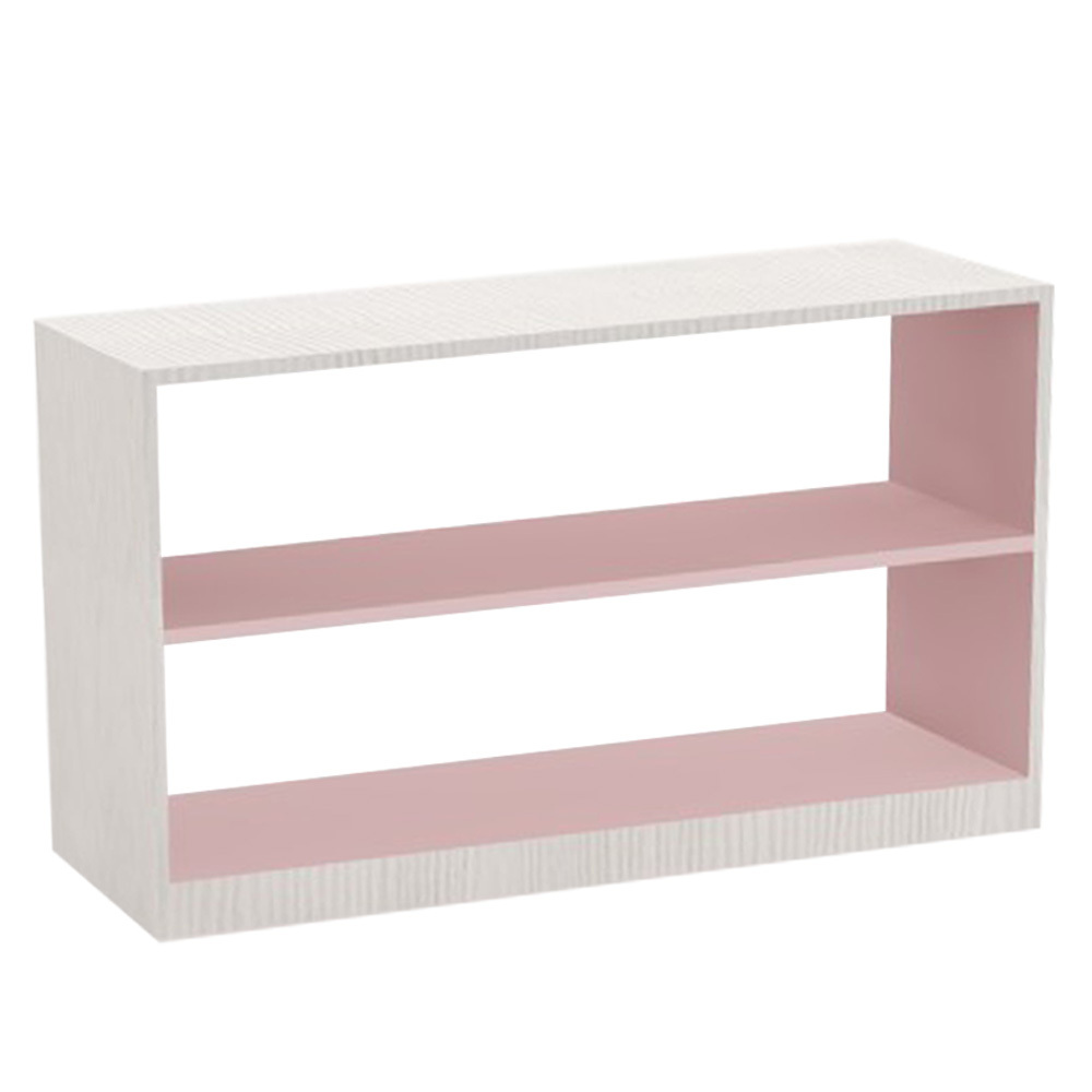 2 Tier Long Open Shelves, Pastel