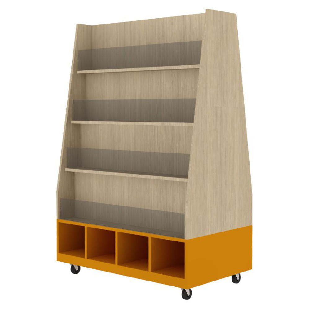 4 Tier Book Rack (Acrylic), Deluxe