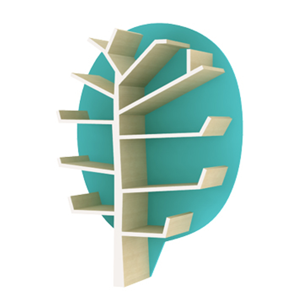 Paperbark Birch Book Display