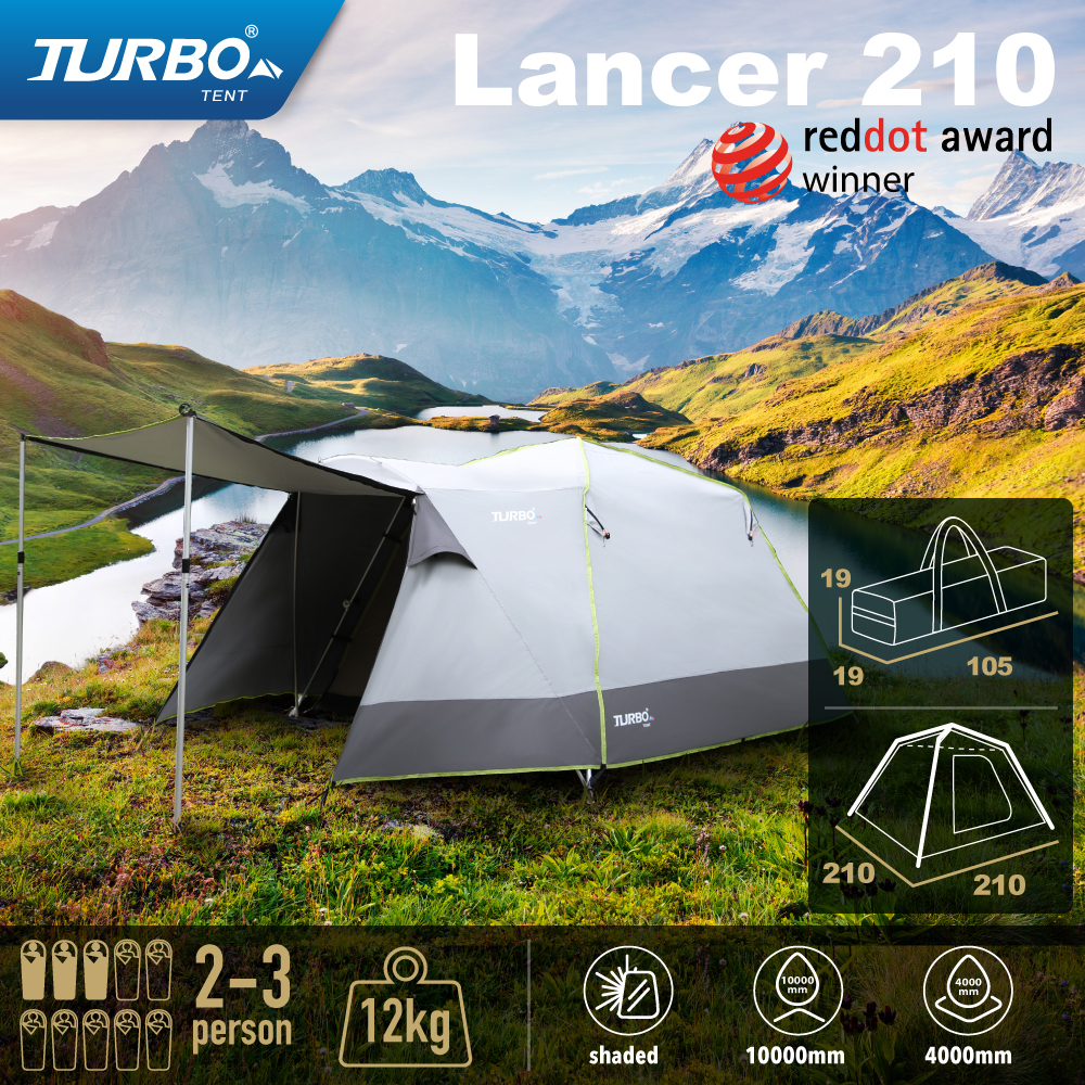 Lancer 210 快速三人帳篷 - Turbo Tent