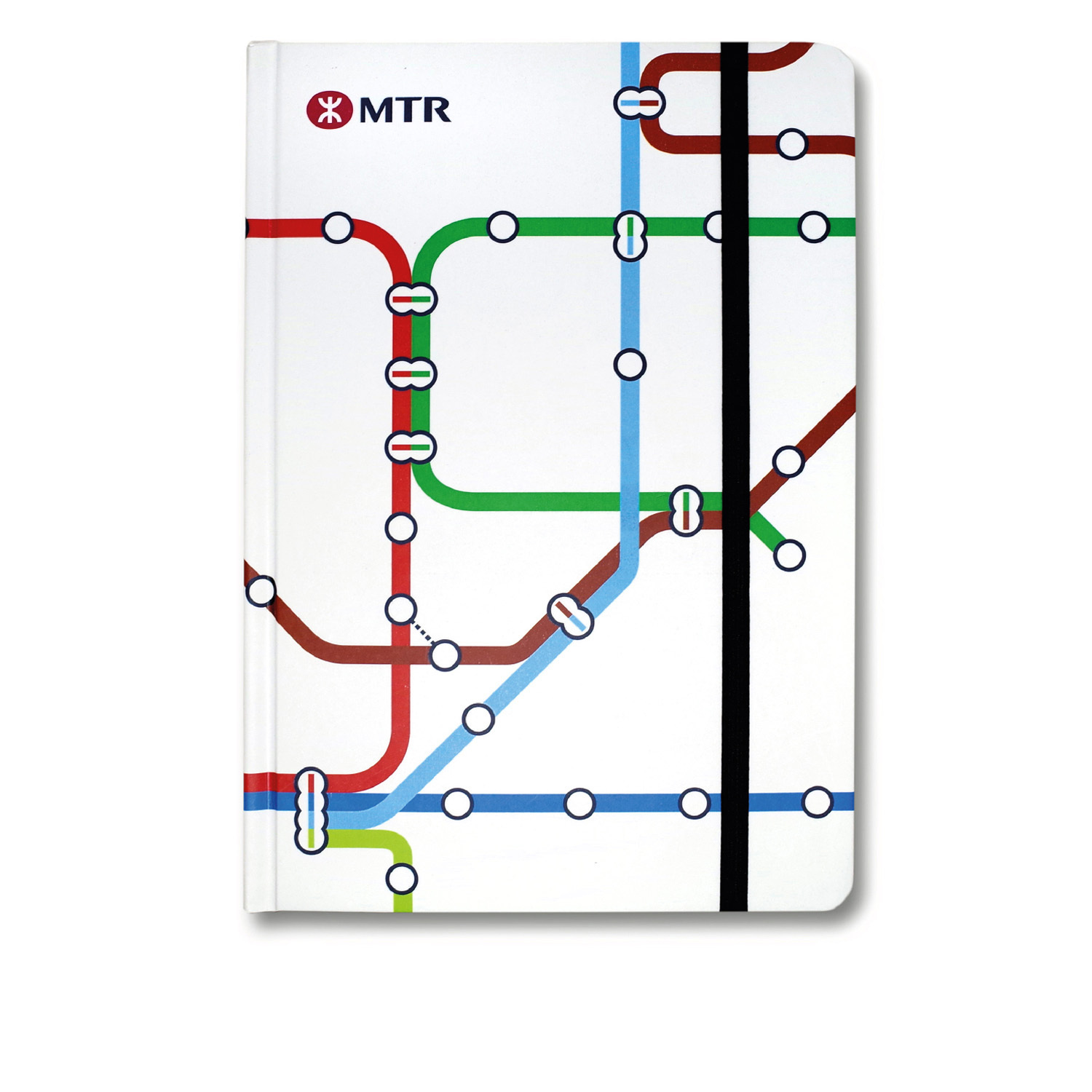 筆記薄 - 白色 | MTR路綫圖系列