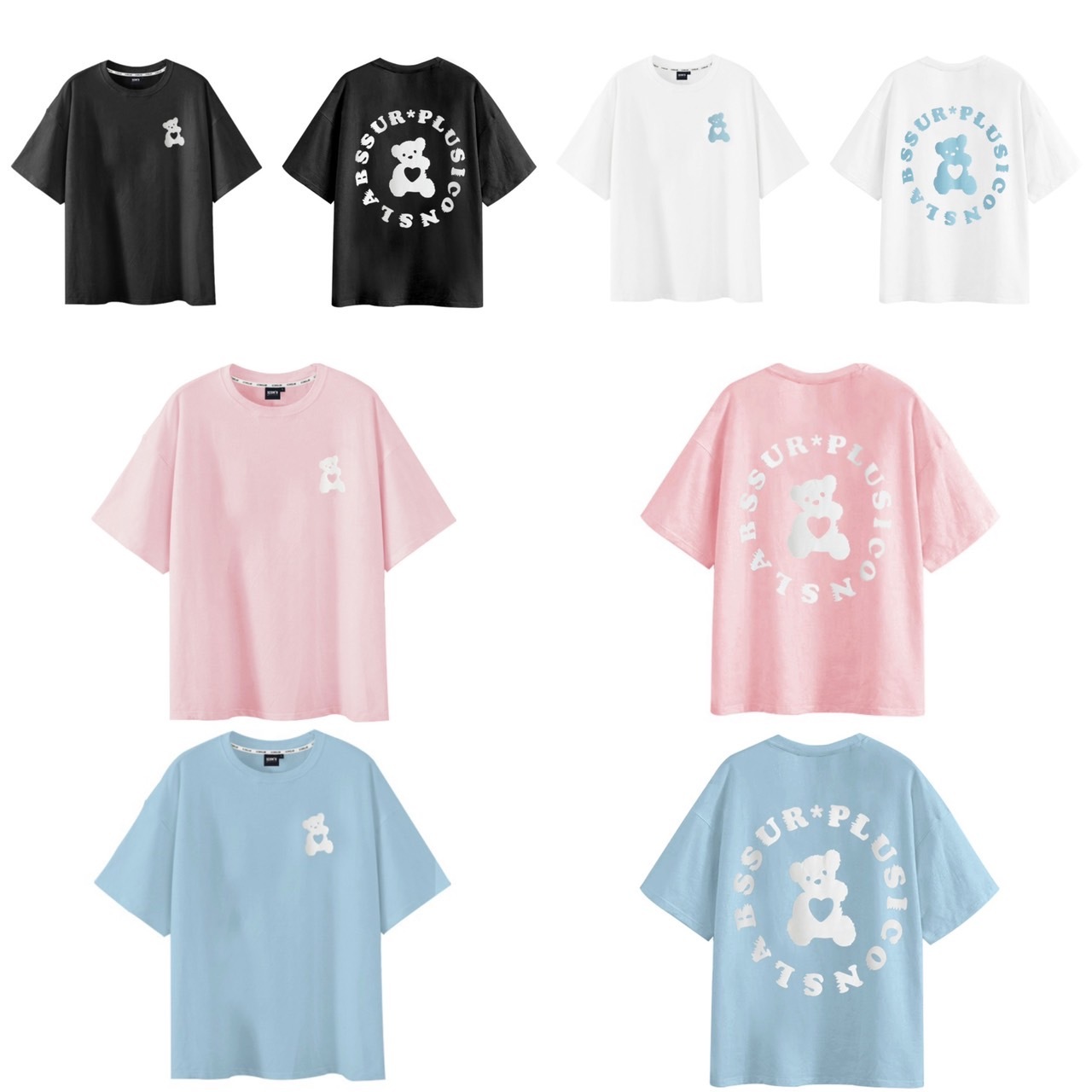 SSUR PLUS x ICONSLAB 愛心小熊 LOGO 短袖 T