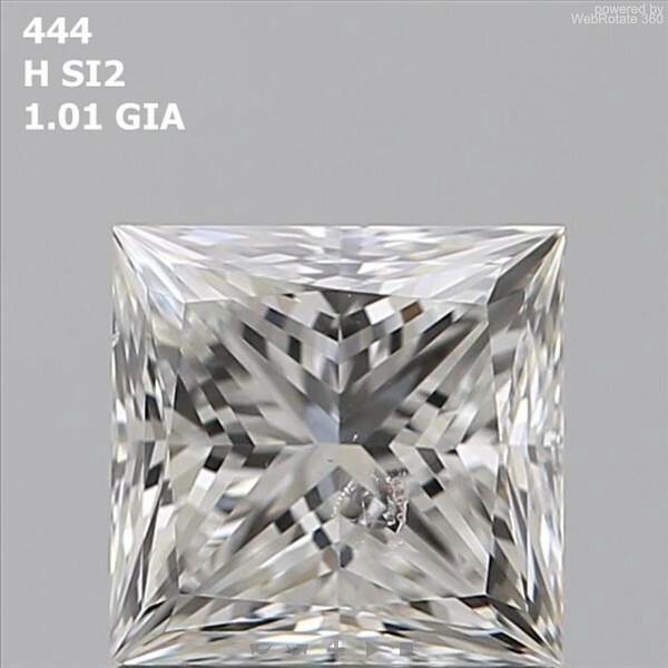 Princess 1.01 ct H SI2 EX VG N