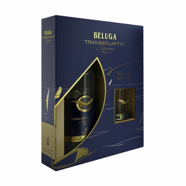Beluga Transatlantic Racing Gift Box With Rocks Glas