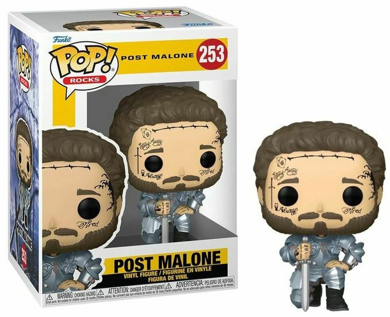 Funko-POP!-Rocks-Post Malone-Post Malone (Knight) #253