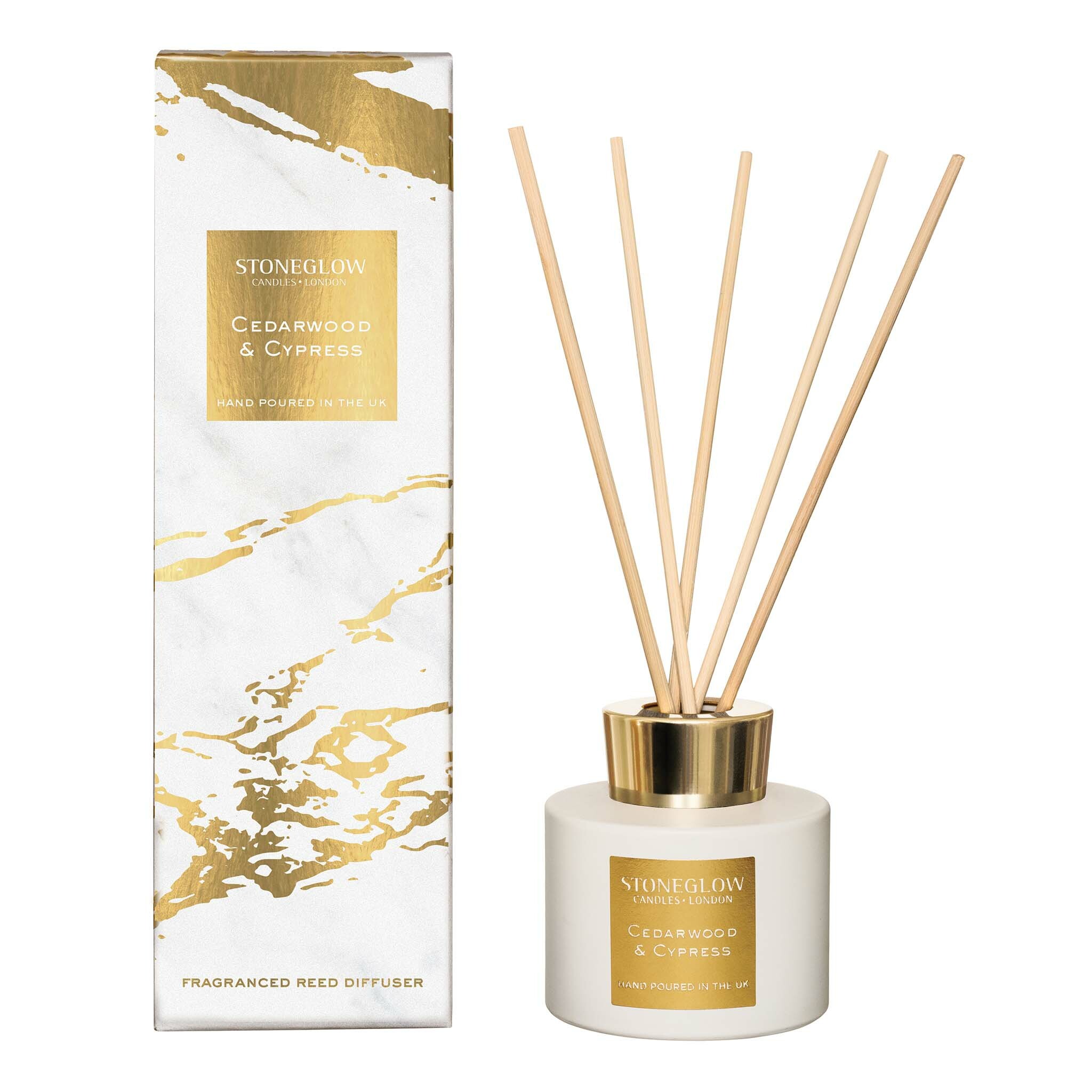 STONEGLOW LUNA - CEDARWOOD & CYPRESS - REED DIFFUSER 12