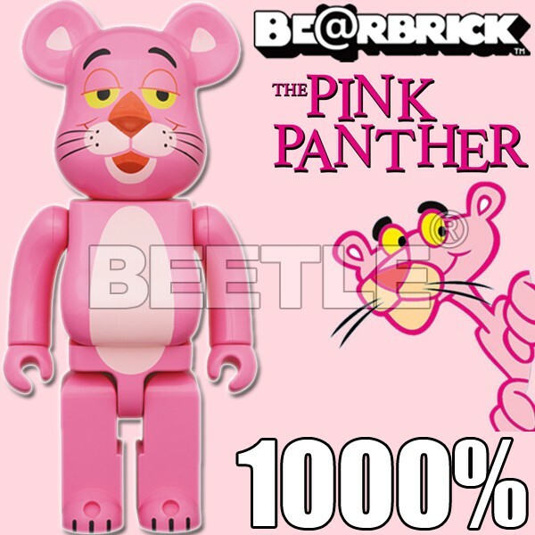 BEETLE BE@RBRICK PINK PANTHER 頑皮豹 粉紅豹 BEARBRICK 庫柏力克熊 1