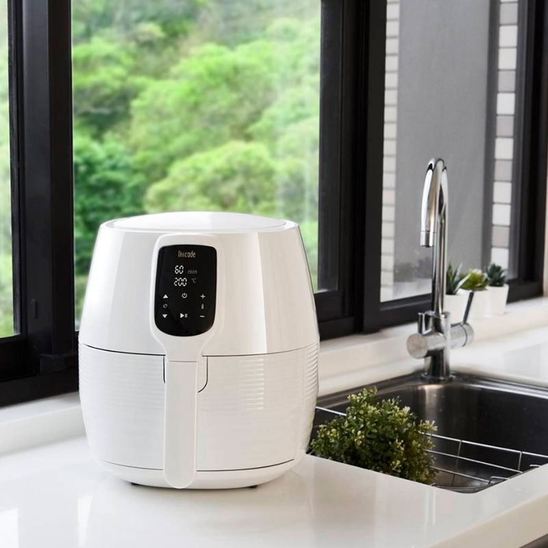 台灣 Lisscode｜數位健康氣炸鍋 4.5L 象牙白｜orin原品設計選物首選