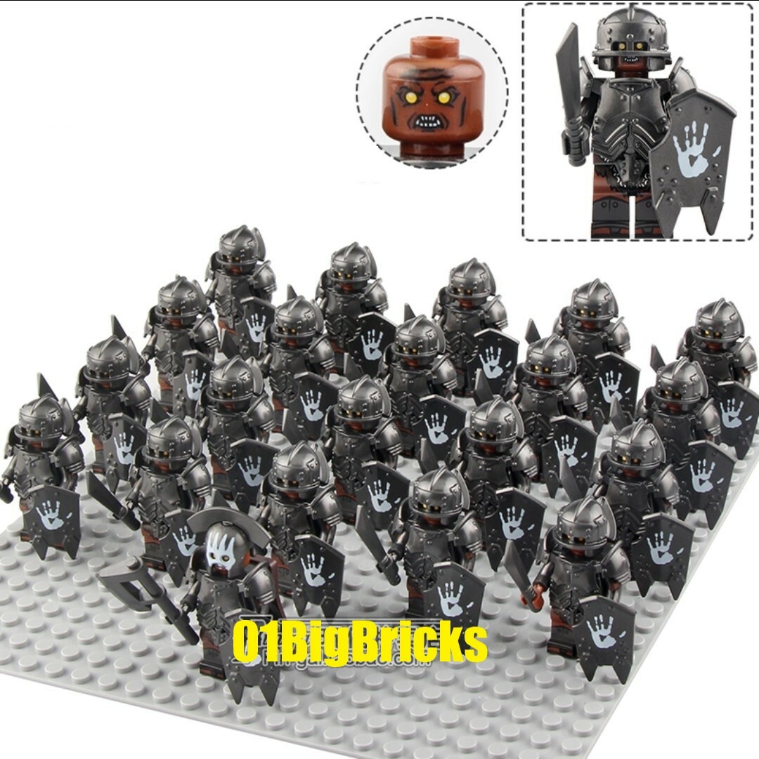 21PCS Strong Orc Soldier Lord of the Rings Minifigs