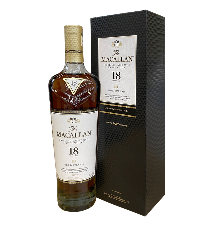 Macallan 18 sherry 2020 43%