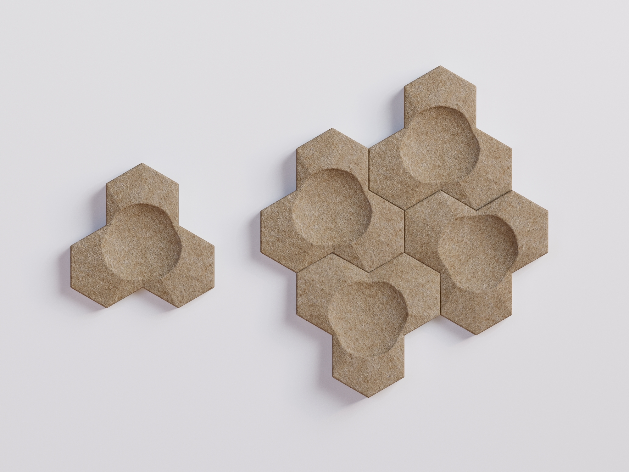 Tri Circle 3D Wall Panel