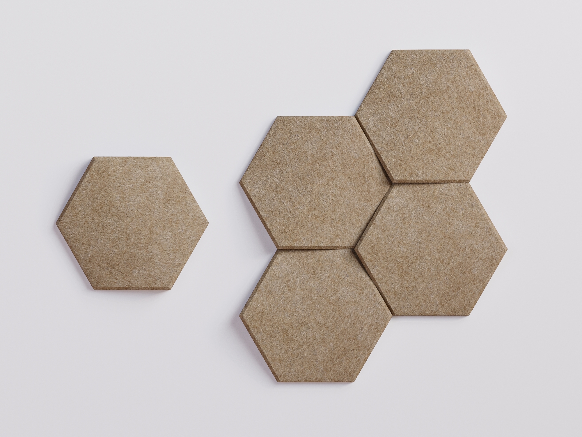 Hex 3D Wall Panel