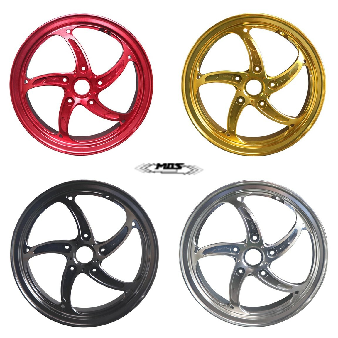 Forged Aluminum Alloy Rims Wheels for Vespa Sprint 150