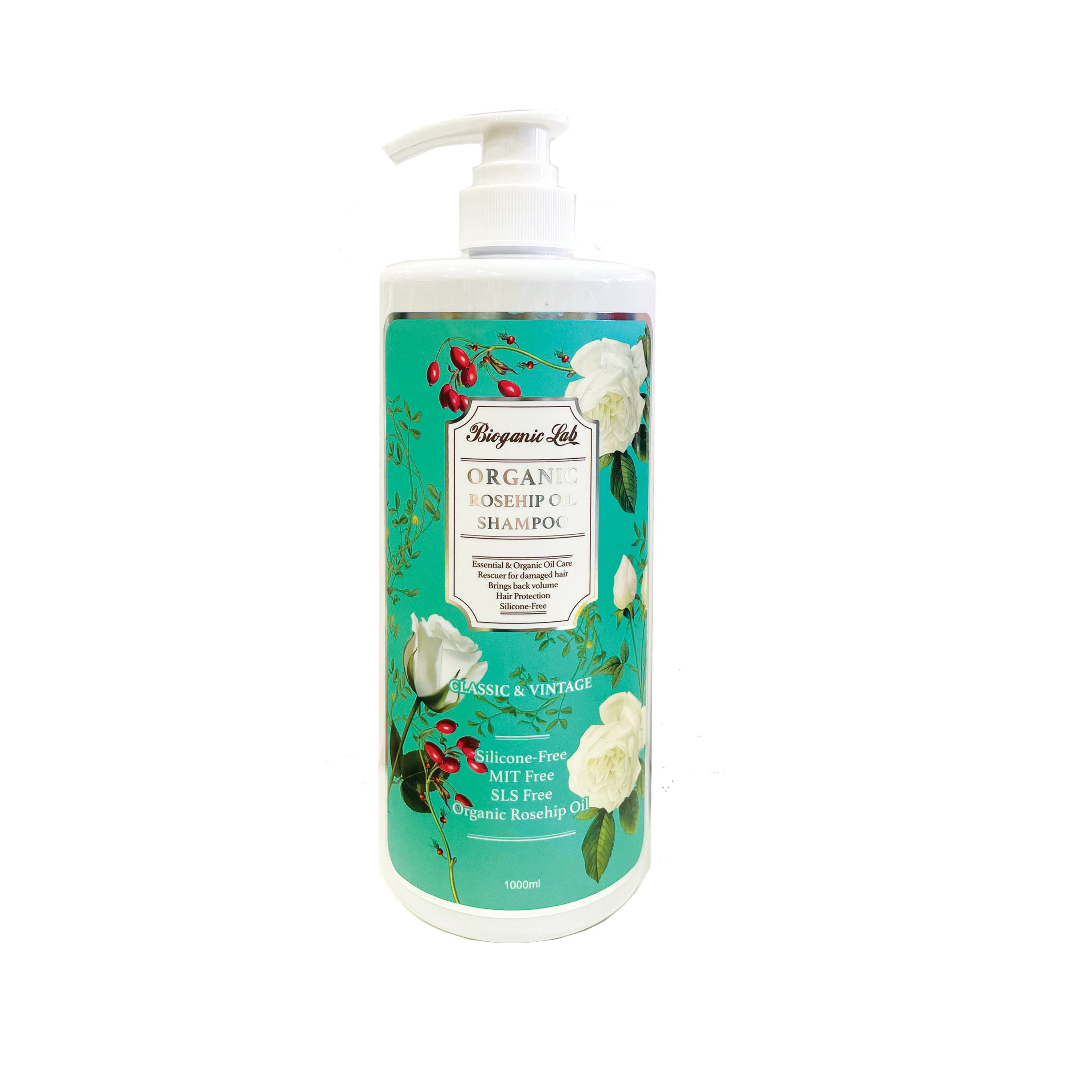 BIOGANIC LAB Rosehip Oil Shampoo [New Ver] 1000ml