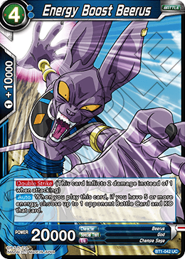 BT1-042 Energy Boost Beerus