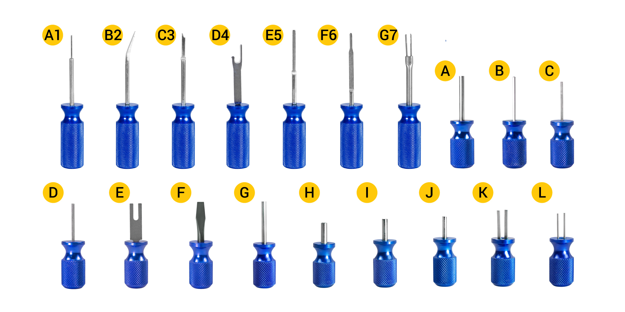 19 Pcs Universal Wire Terminal Removal Tool Set | EWK