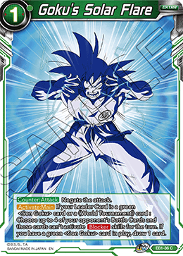 EB1-36 Goku's Solar Flare