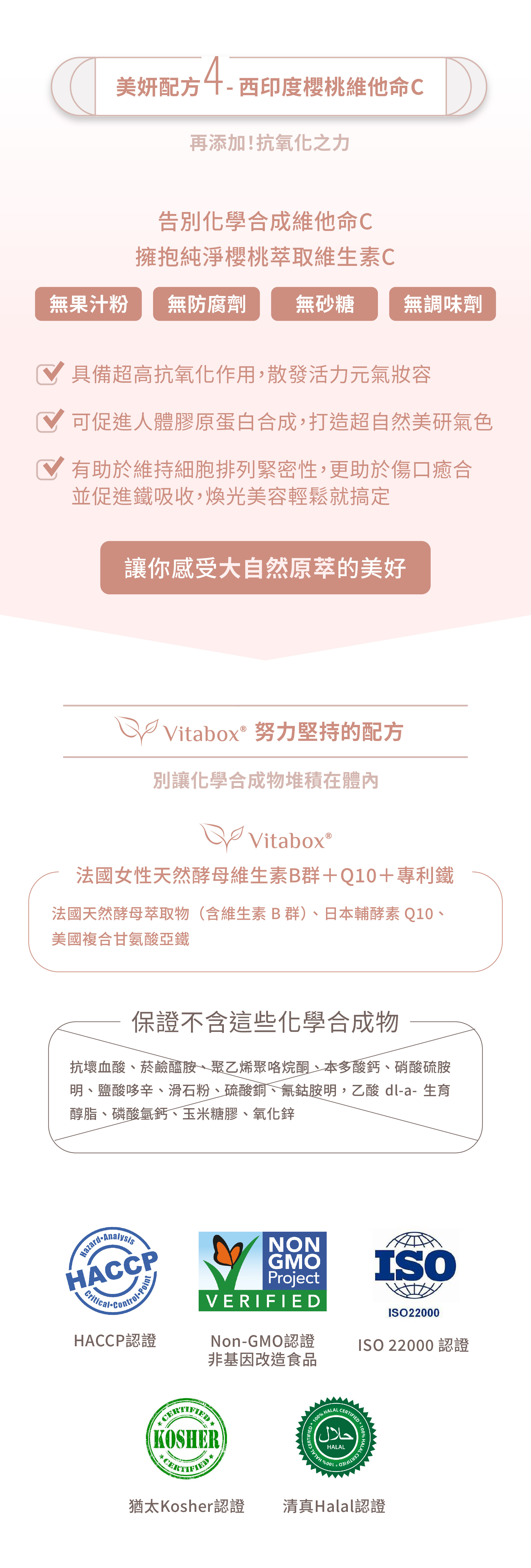 【專為女性打造】天然酵母維生素B群+Q10+專利鐵 Vitabox®