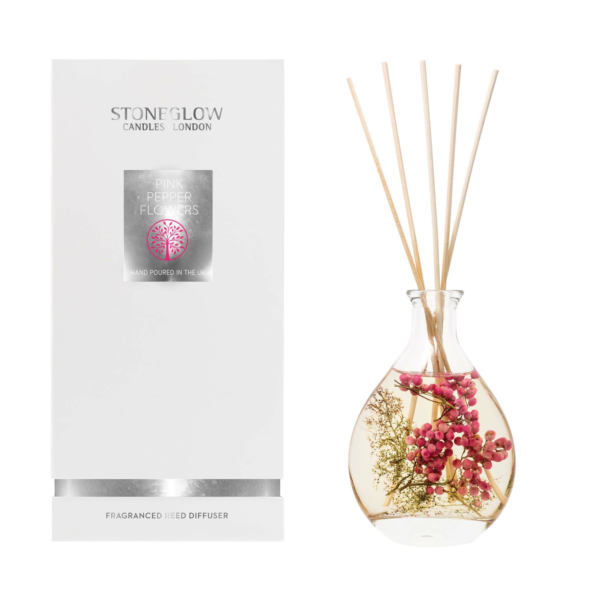 STONEGLOW NATURE'S GIFT - PINK PEPPER FLOWERS - REED DI