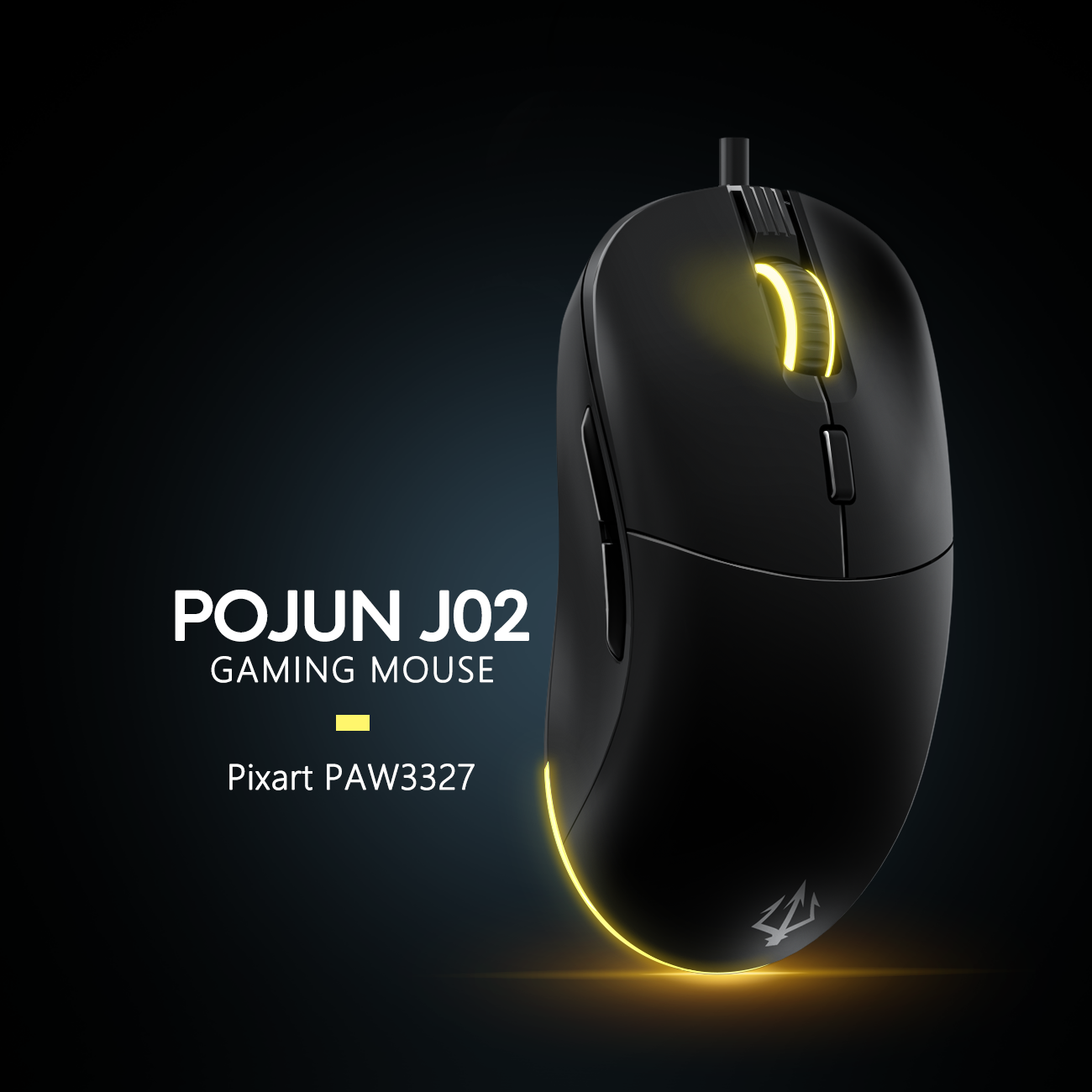 J02電競遊戲滑鼠-波軍POJUN