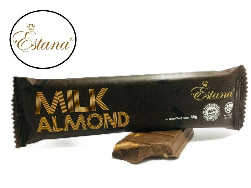 Estana Coklat Susu Badam Bar 45g