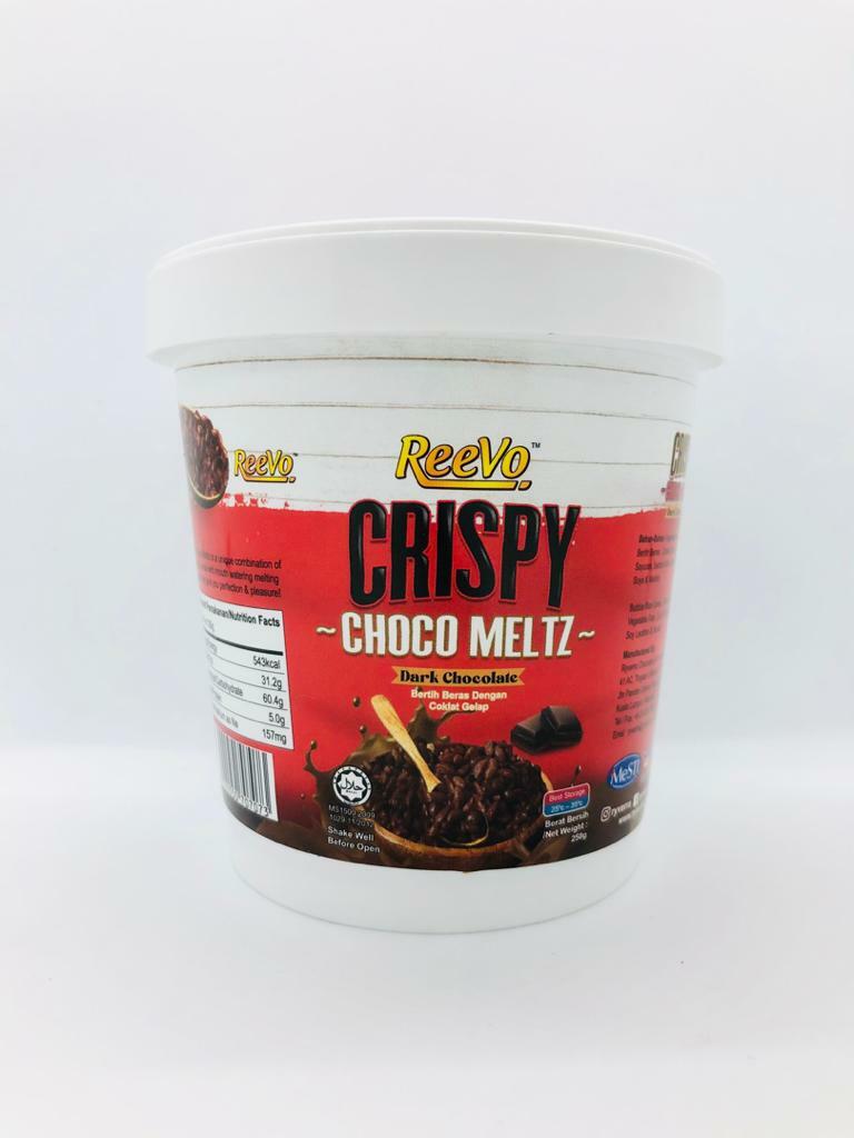 ReeVo Crispy Choco-Dark Chocolate 250g