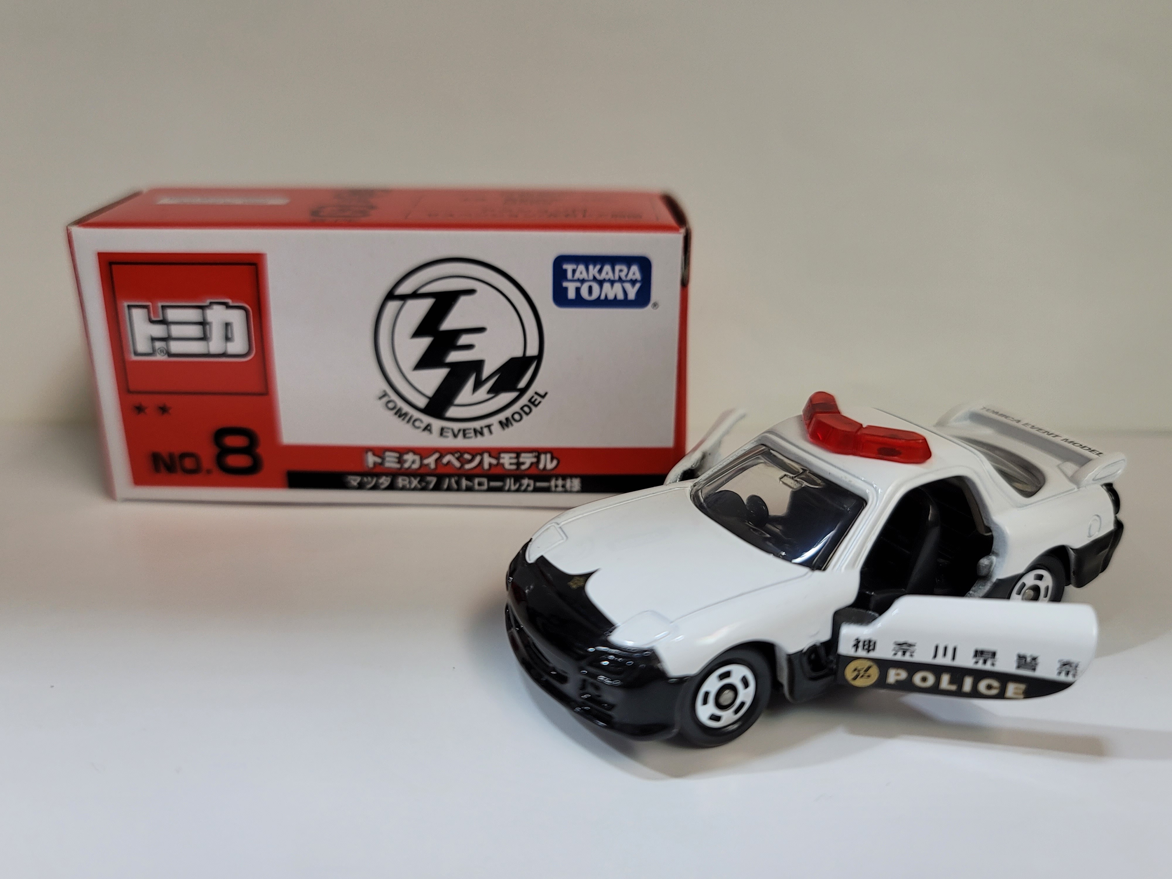 日版 Tomica Expo Event Model 2017 No.8 Mazda RX-7 Police