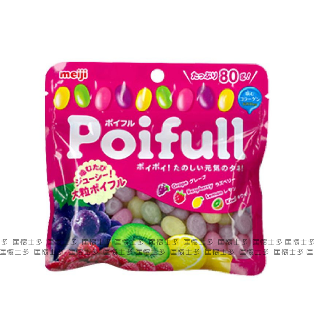 明治 Poifull軟糖-綜合水果口味80g