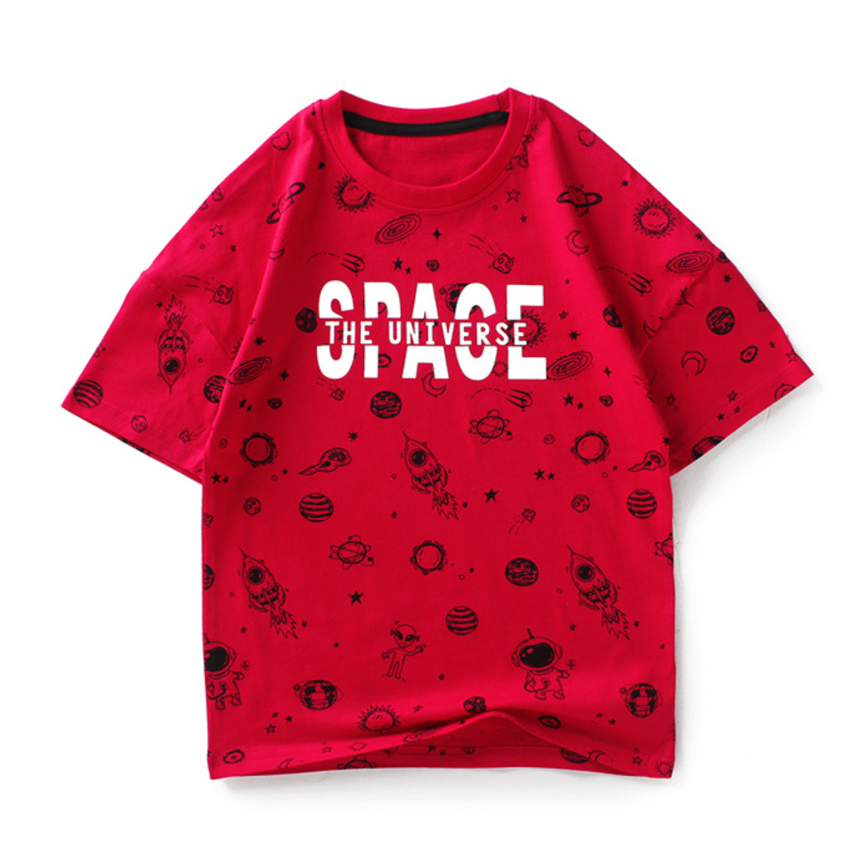 UL-1777 卡通滿印圓領棉質tee $129@3