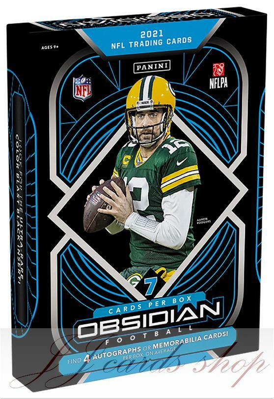NFL 2021 Panini Obsidian Football 黑曜石系列 美式足球卡 卡盒