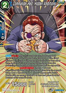 BT17-036 Commander Red, Hidden Ambitions
